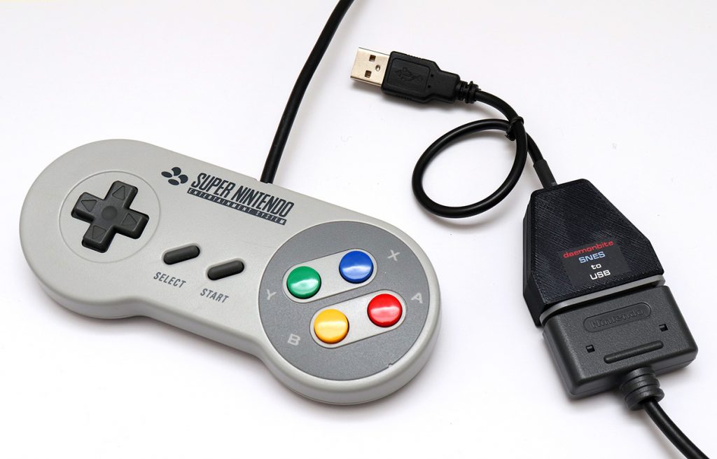 SNES / SFC controller to USB adapter – DaemonBite